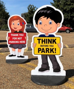 Child Friendly Cut-Out Pavement Signs - Signs 4 Schools